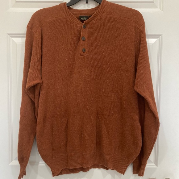 RedHead | Sweaters | Redhead Xl Vintage Thick Henley Orange Rust ...